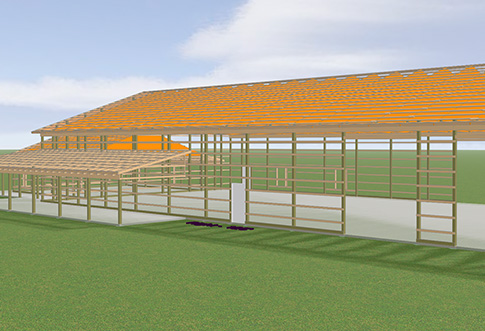 Custom post-frame building packages for commercial structures | Burrow's